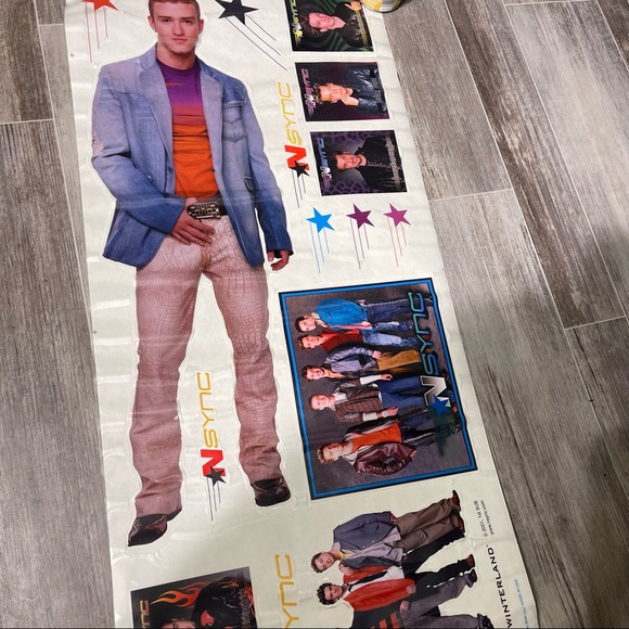 Vintage | Art | Vintage Nsync Justin Timberlake Sticker Poster 20 ...
